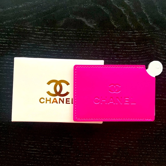 CHANEL | Makeup | New In Box Chanel Hot Pink Mirrorcard Holder | Poshmark